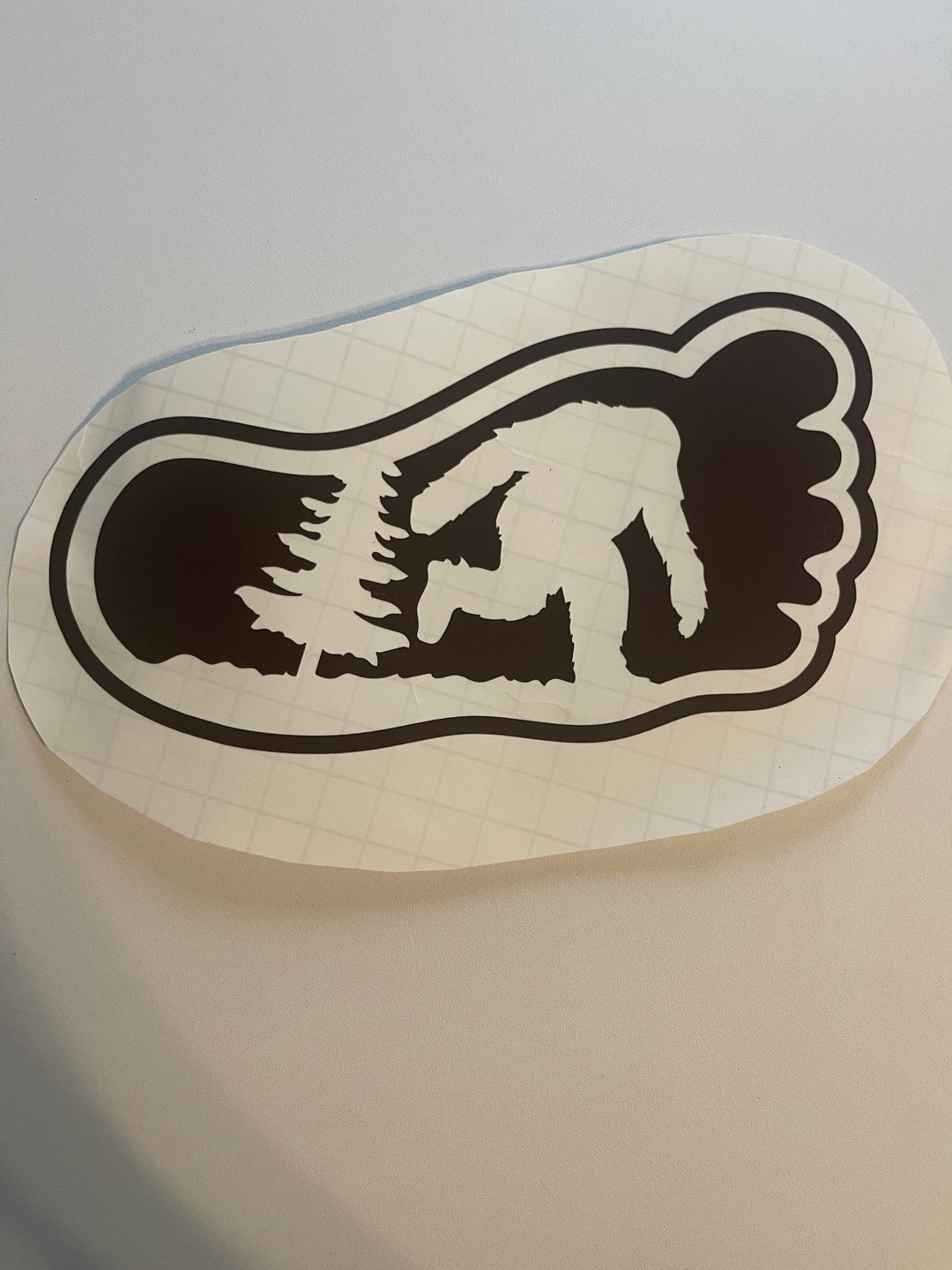 Bigfoot Footprint Decal - Etsy