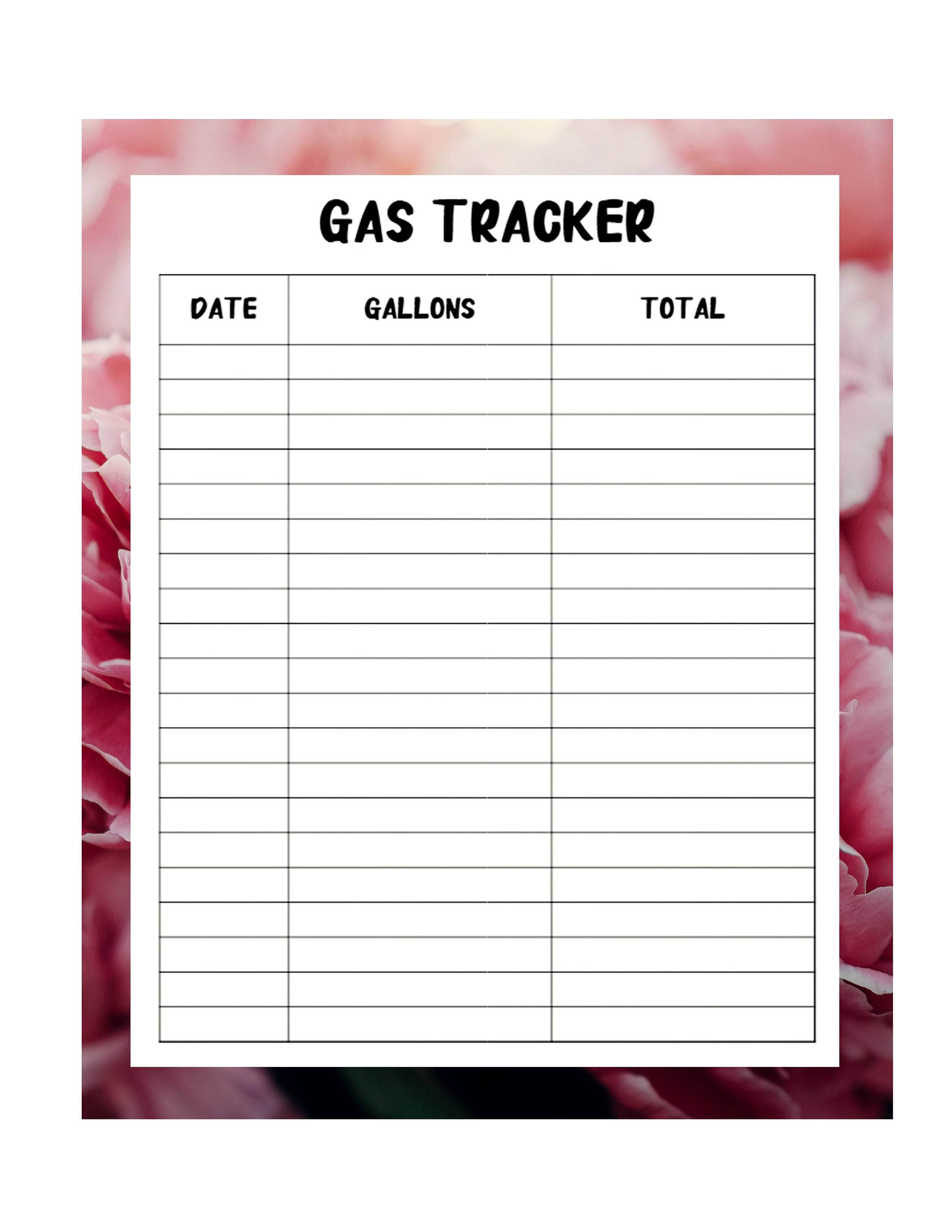 Gas Tracker Log Amazon Flex, Spark, Uber Eats, Doordash, Roadie ...