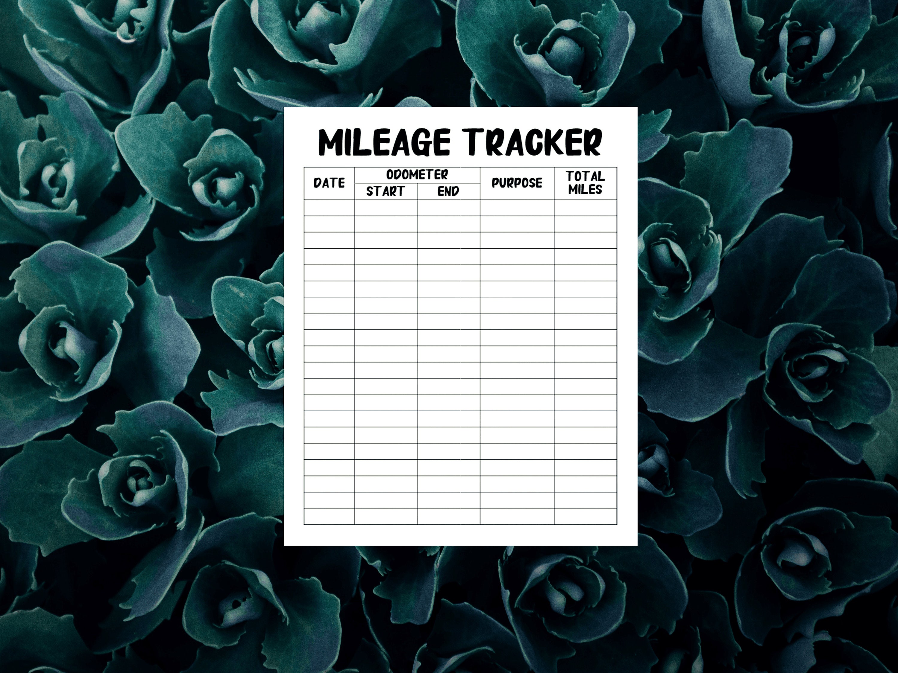 Gas, Mileage, Income Tracker Log Bundle Amazon Flex, Spark, Uber Eats ...