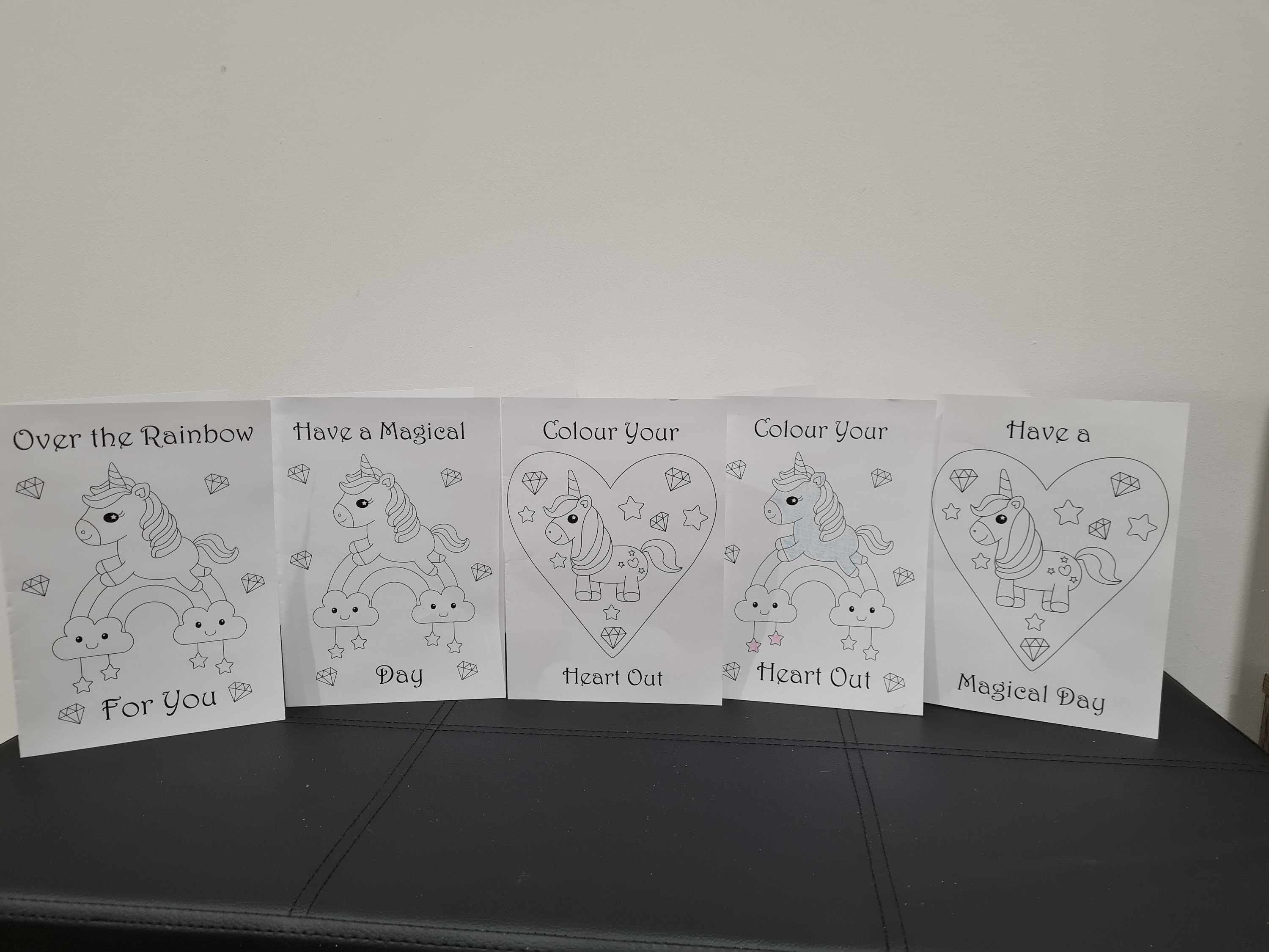 Valentines Day Coloring Cards for Kids, Coloring Activity, Kids ...