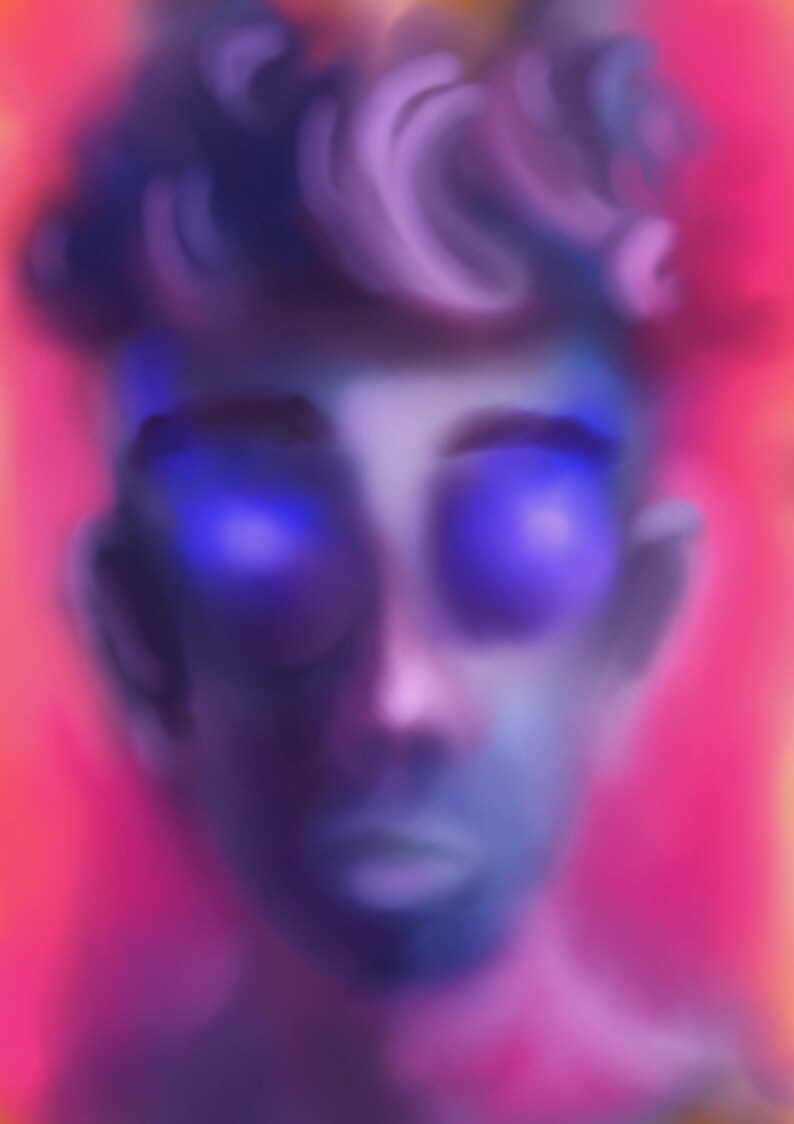 Face, AI Generated, Face of a Young Man - Etsy