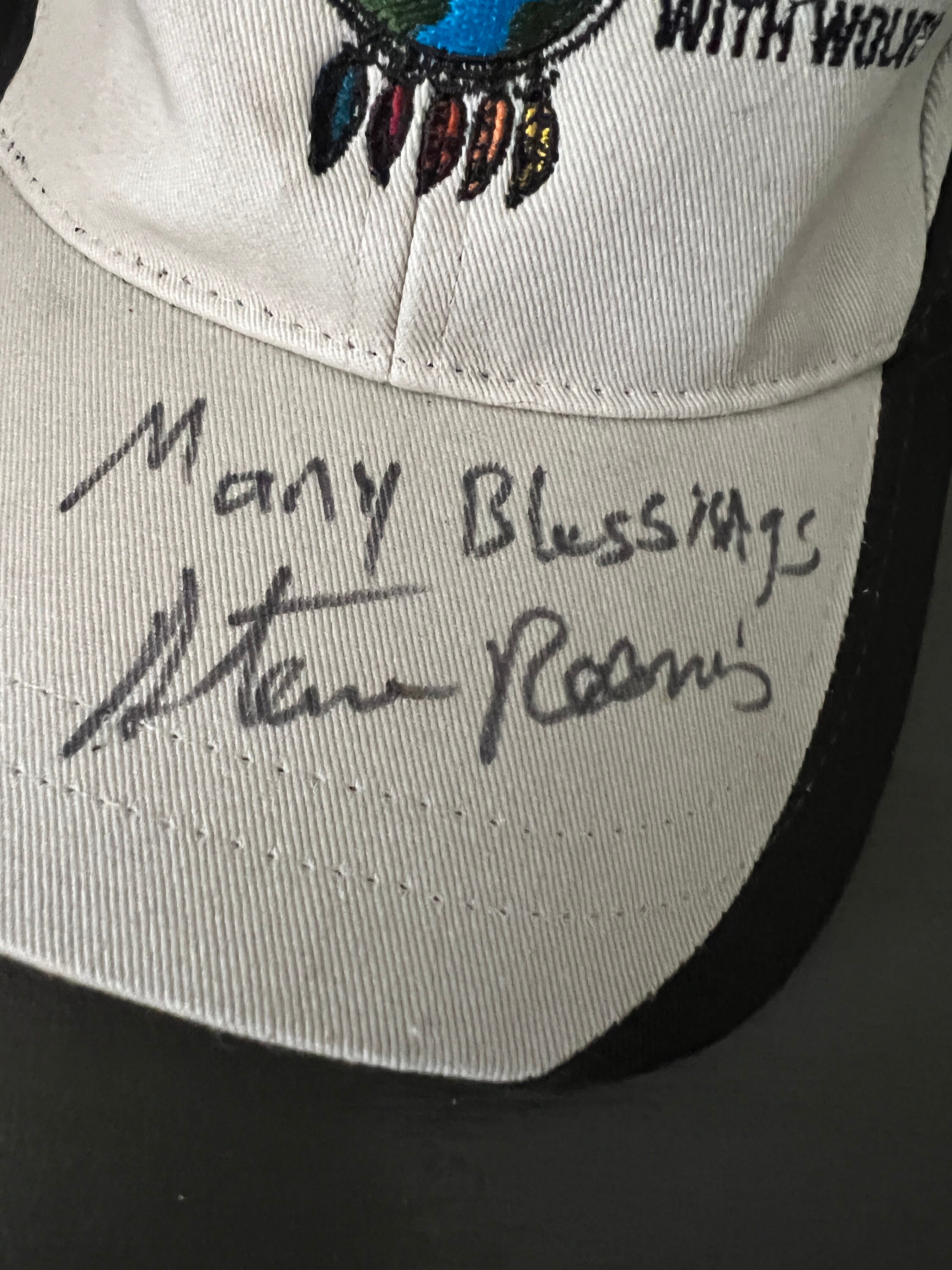 Steve Reevis dances With Wolves Autographed Hat - Etsy