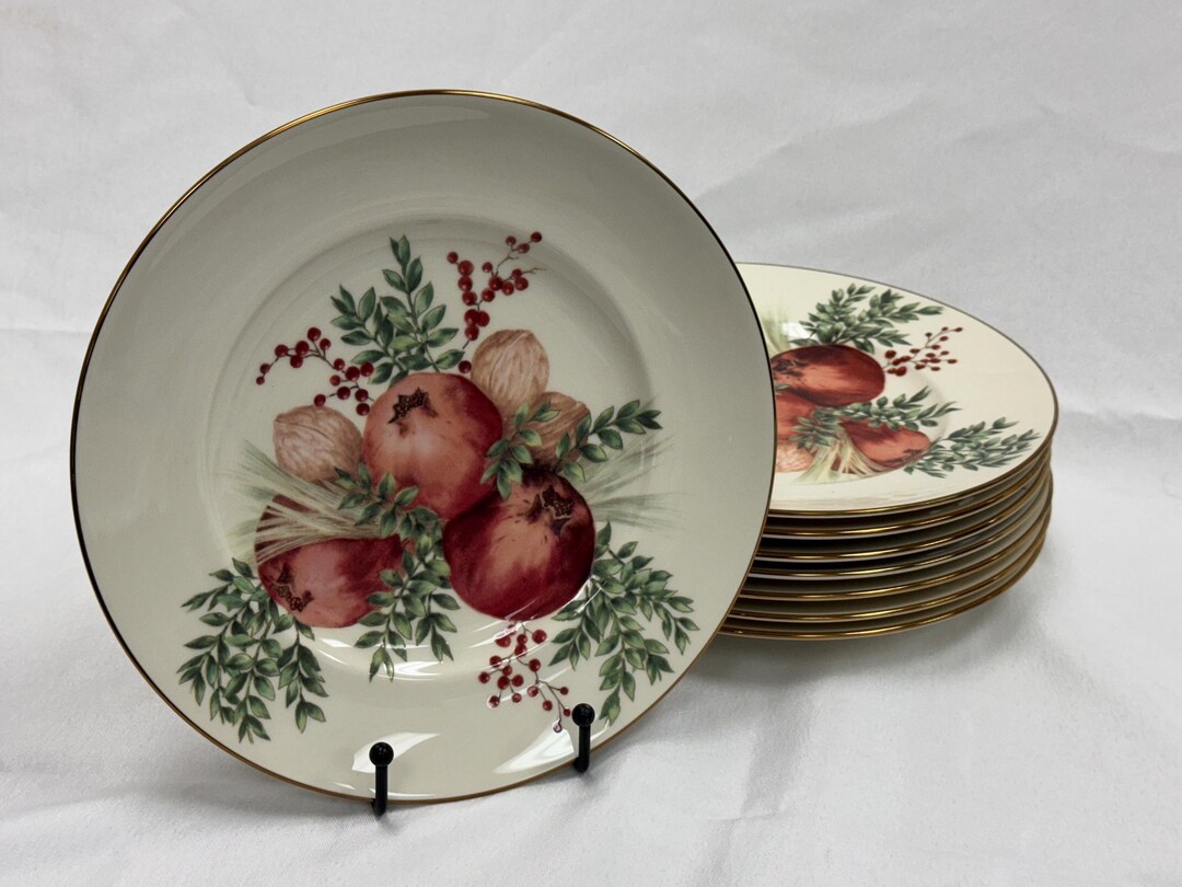 Lenox Williamsburg Boxwood & Pine Set of 12 Dishes - Unused - Etsy