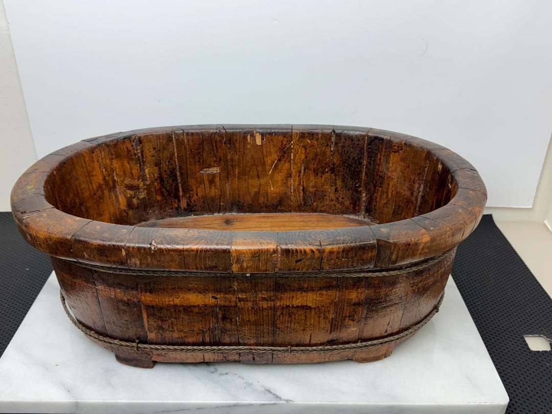 Antique Chinese Foot Bath - 19 Inches - Etsy