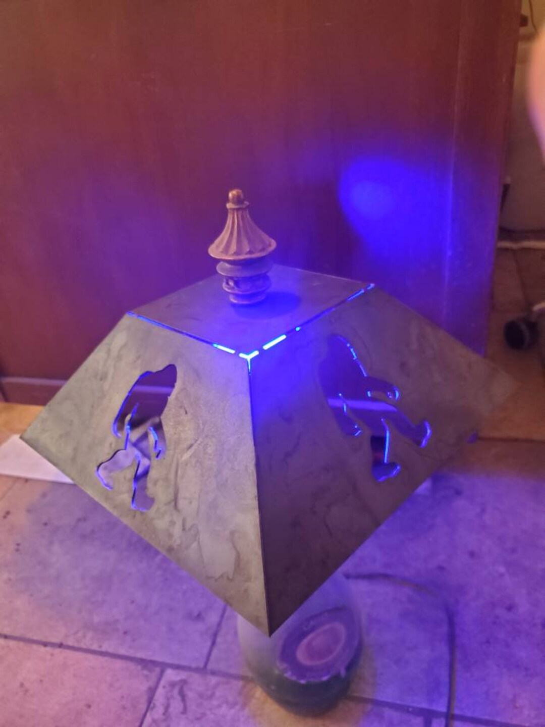 Bigfoot Sasquatch Metal Lamp Shade Custom Usa Made - Etsy