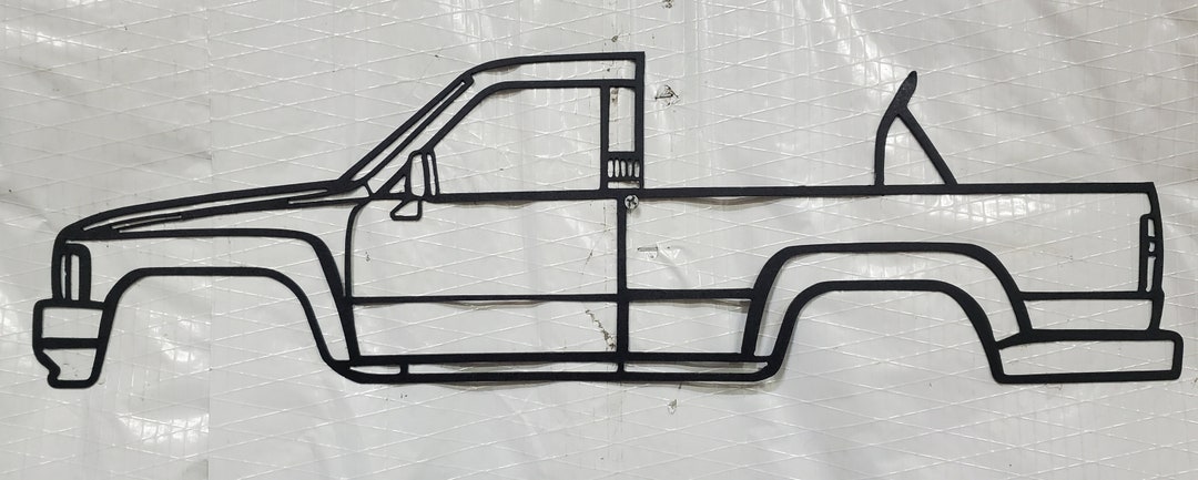 1st Gen 4runner Silhouette Metal Wall Art Gift - Etsy