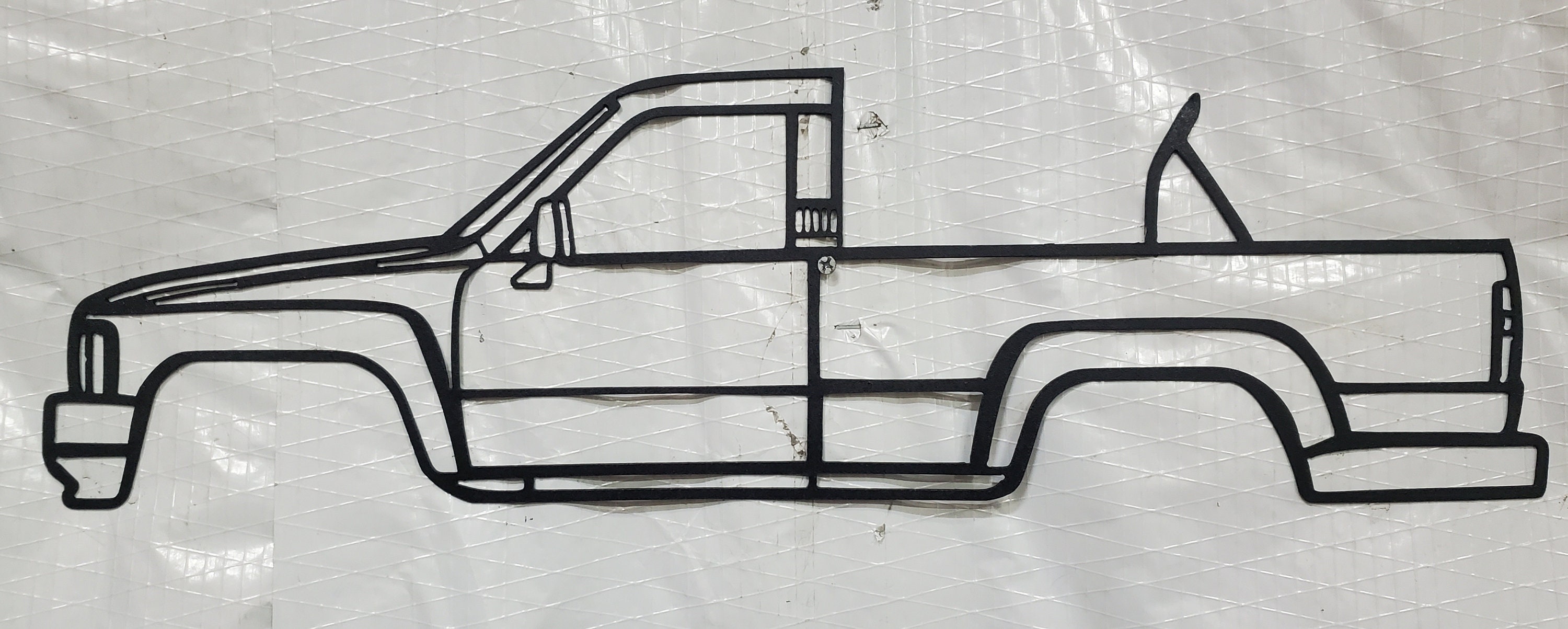 1st Gen 4runner Silhouette Metal Wall Art Gift - Etsy