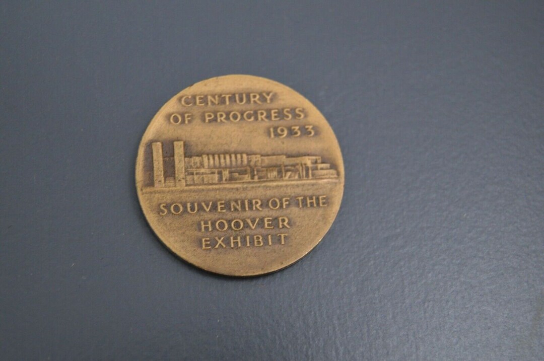 Hoover Electric Cleaner 1933 Bronze Coin Century of Progress Exhibition ...
