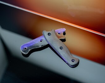 Knife Scales for Becker Ka-bar BK16, BK15, BK17, BK18 Cast Resin ...