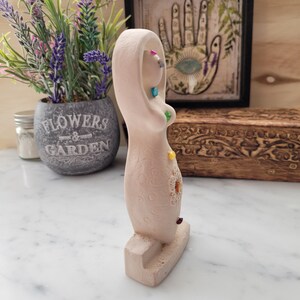 Chakra Goddess Statue - Gypsum Statue - Goddess Figurine - Altar Statue ...