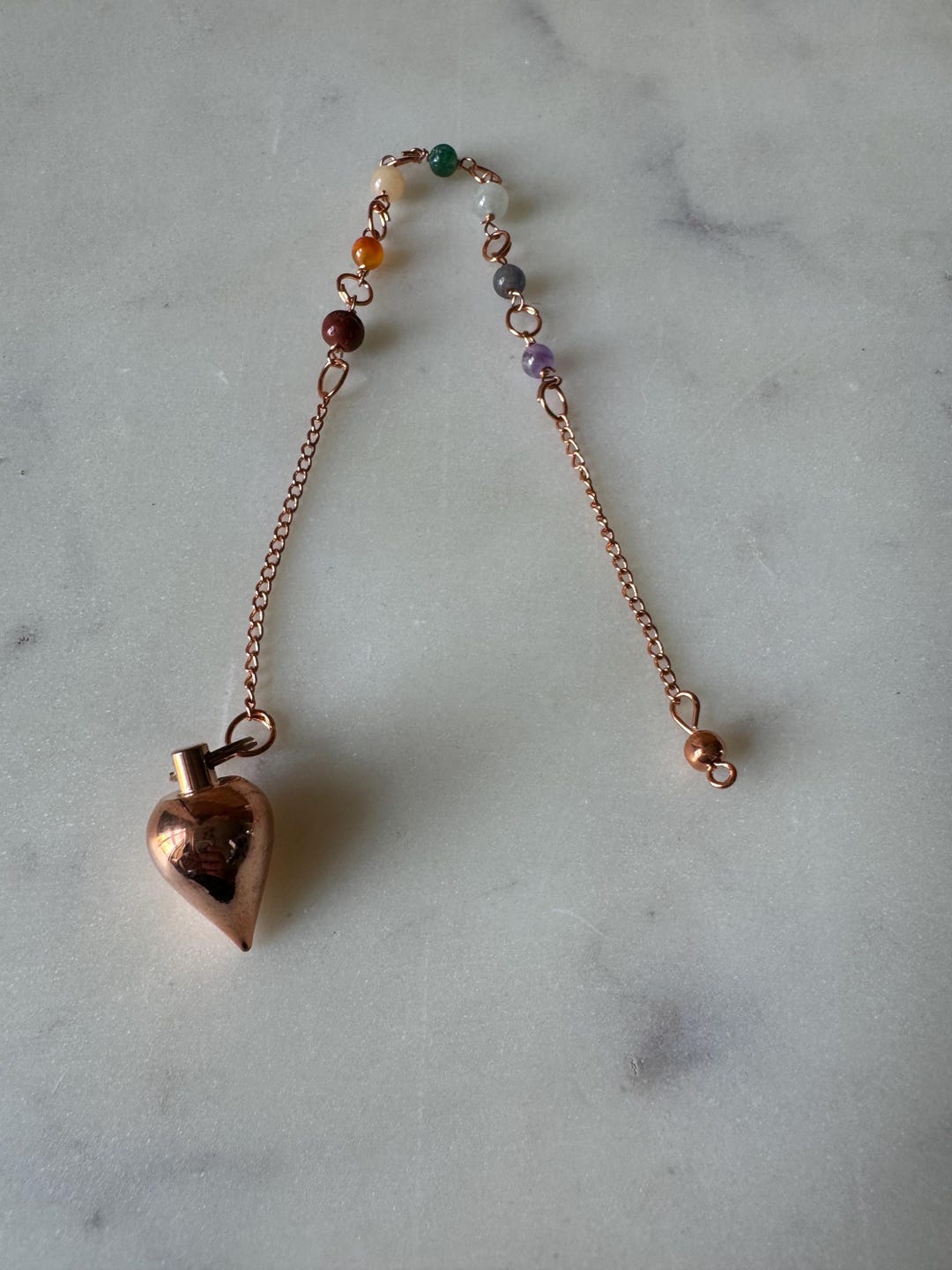 Copper & Chakra Bead Pendulums - Assorted Styles - Etsy