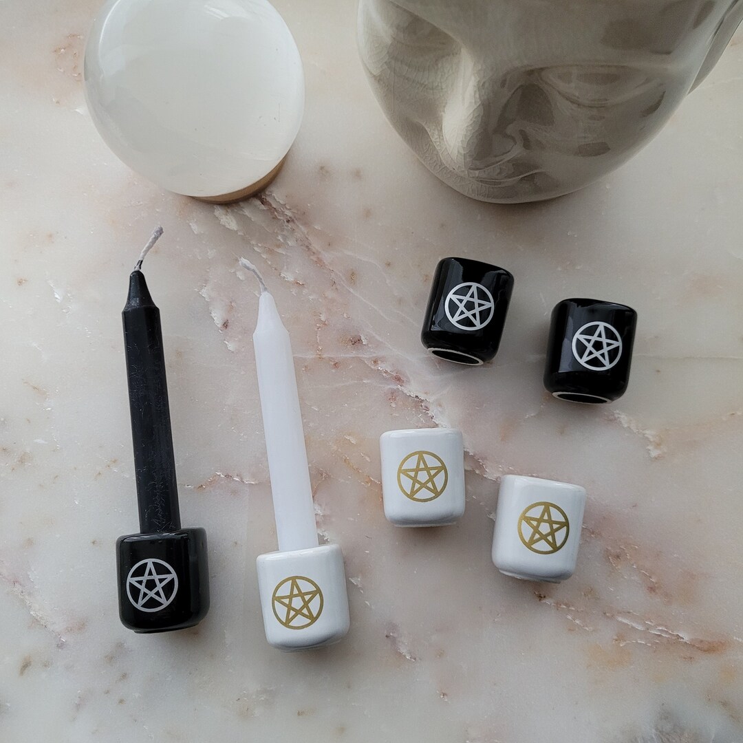 Pentacle Mini Candle Holders - Etsy