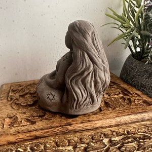 Protection Goddess Statue - Gypsum Statue - Goddess Figurine - Altar ...