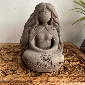 Protection Goddess Statue - Gypsum Statue - Goddess Figurine - Altar ...