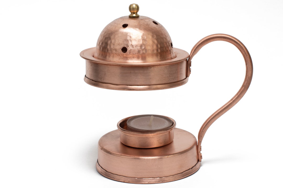 Copper Oil Diffuser / Incense Burner Meditation Censer for Diffusing ...