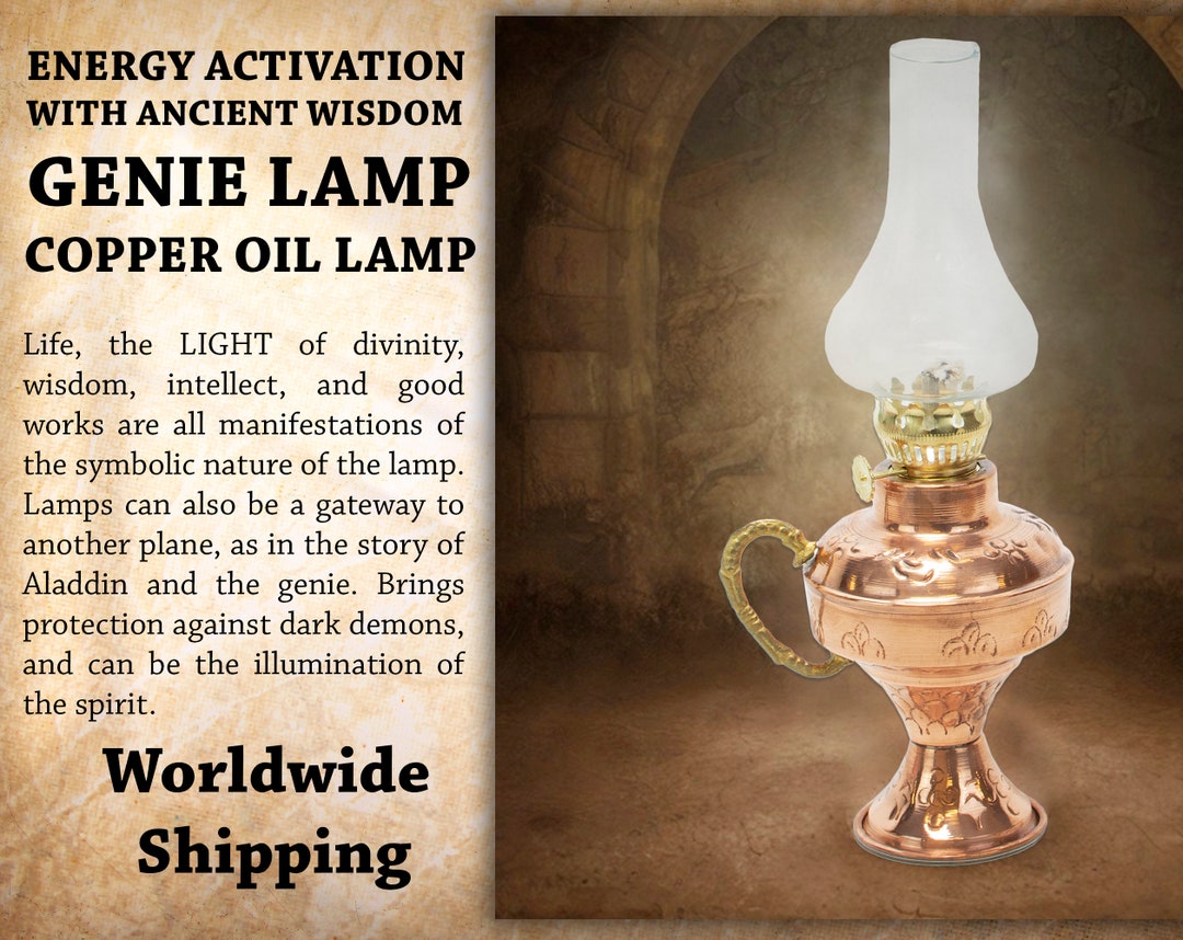 Copper Oil Lamp, Kerosene Lamp, Ramadan Decoration for Home, Vintage ...