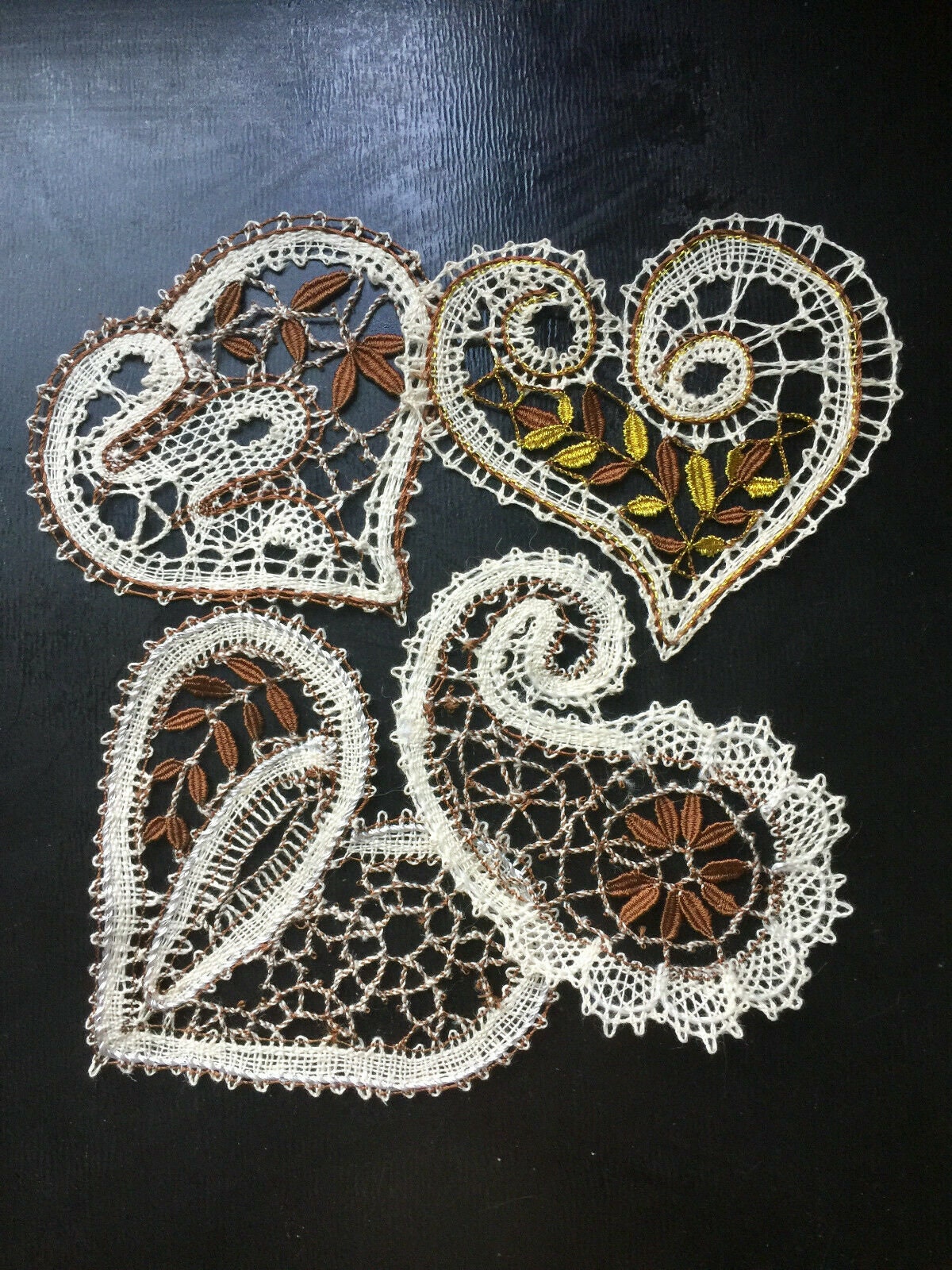 8 PATTERNS to Making Bobbin Lace Valentine's Hearts - Etsy