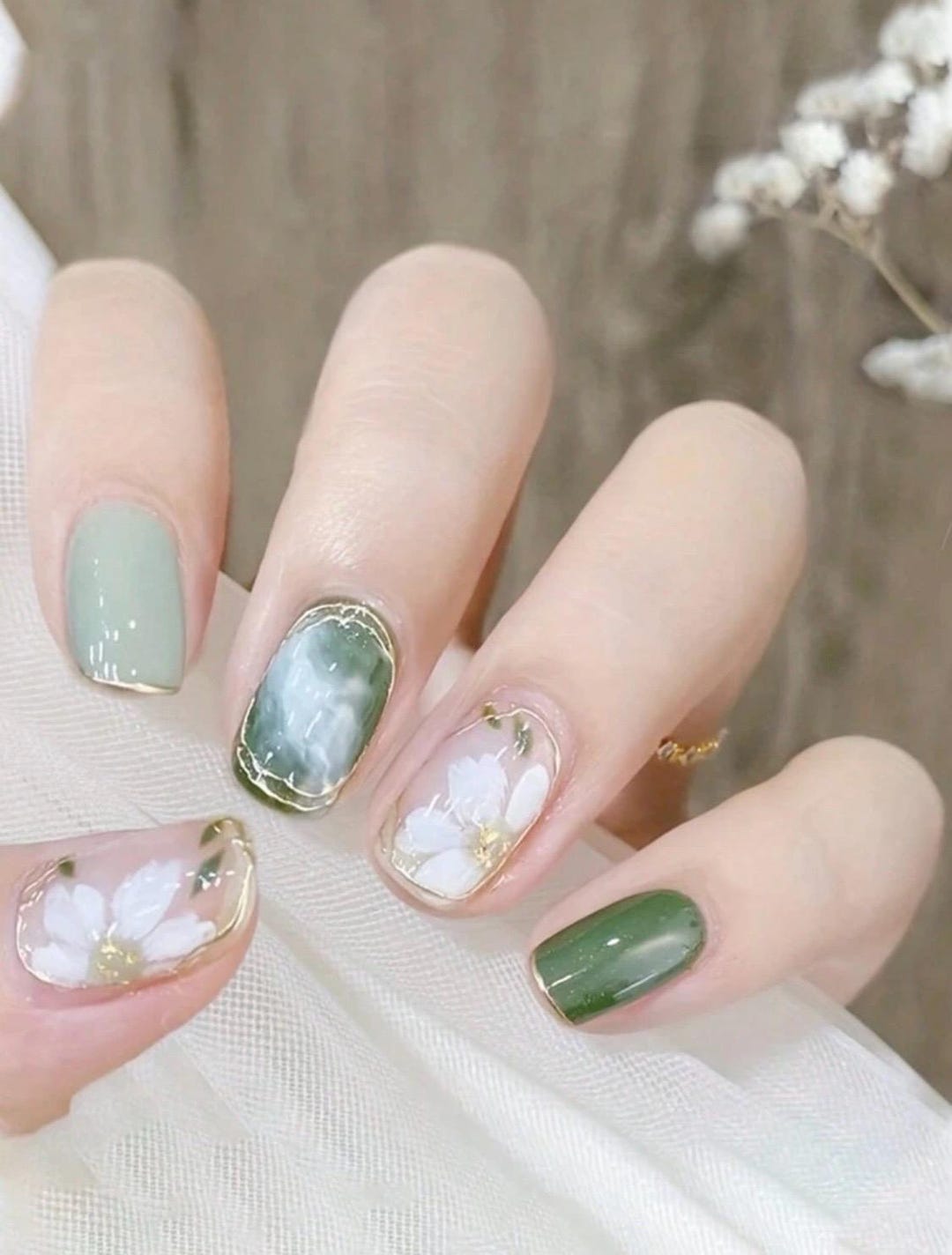 100 % Halal 3D Adhesive Acrylic Halal Press on Nails - Etsy