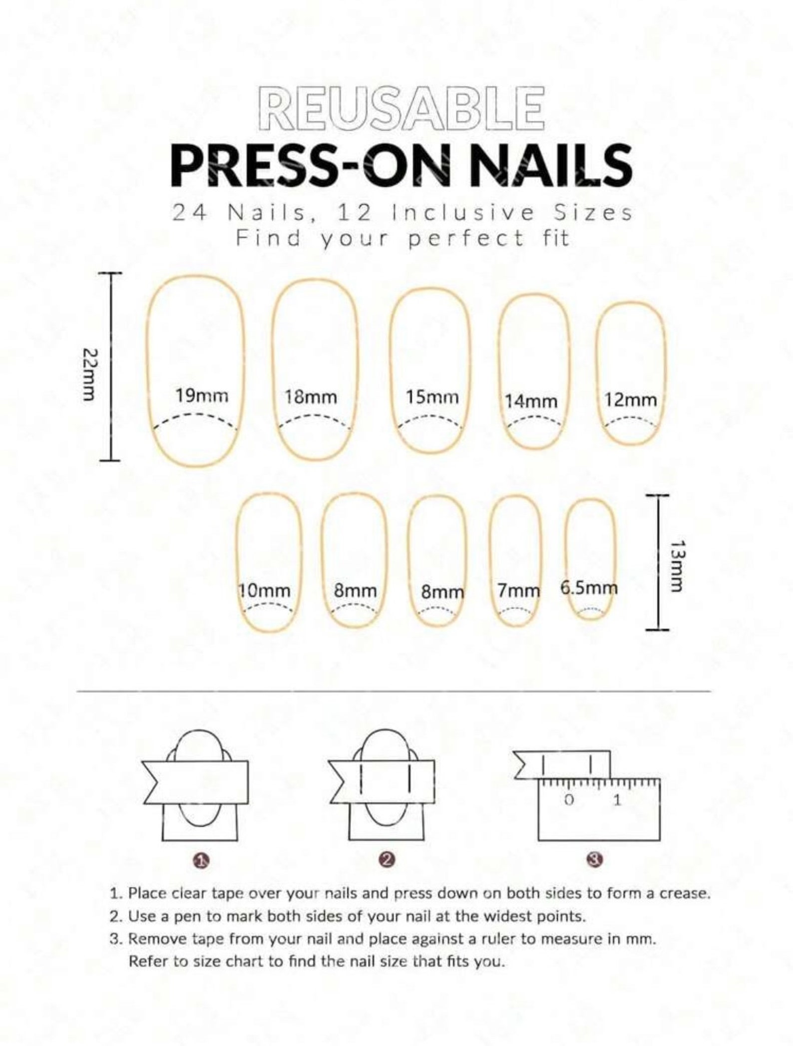 Gold is Gold Press on Halal Self Adhesive Nails - Etsy