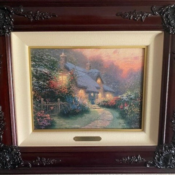 Thomas Kincade Oil Painting - Etsy