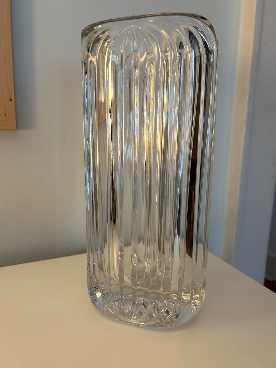 Villeroy & Boch Quadra 10.5” Crystal Vase - Etsy