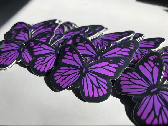 Butterfly Vinyl Sticker - Etsy
