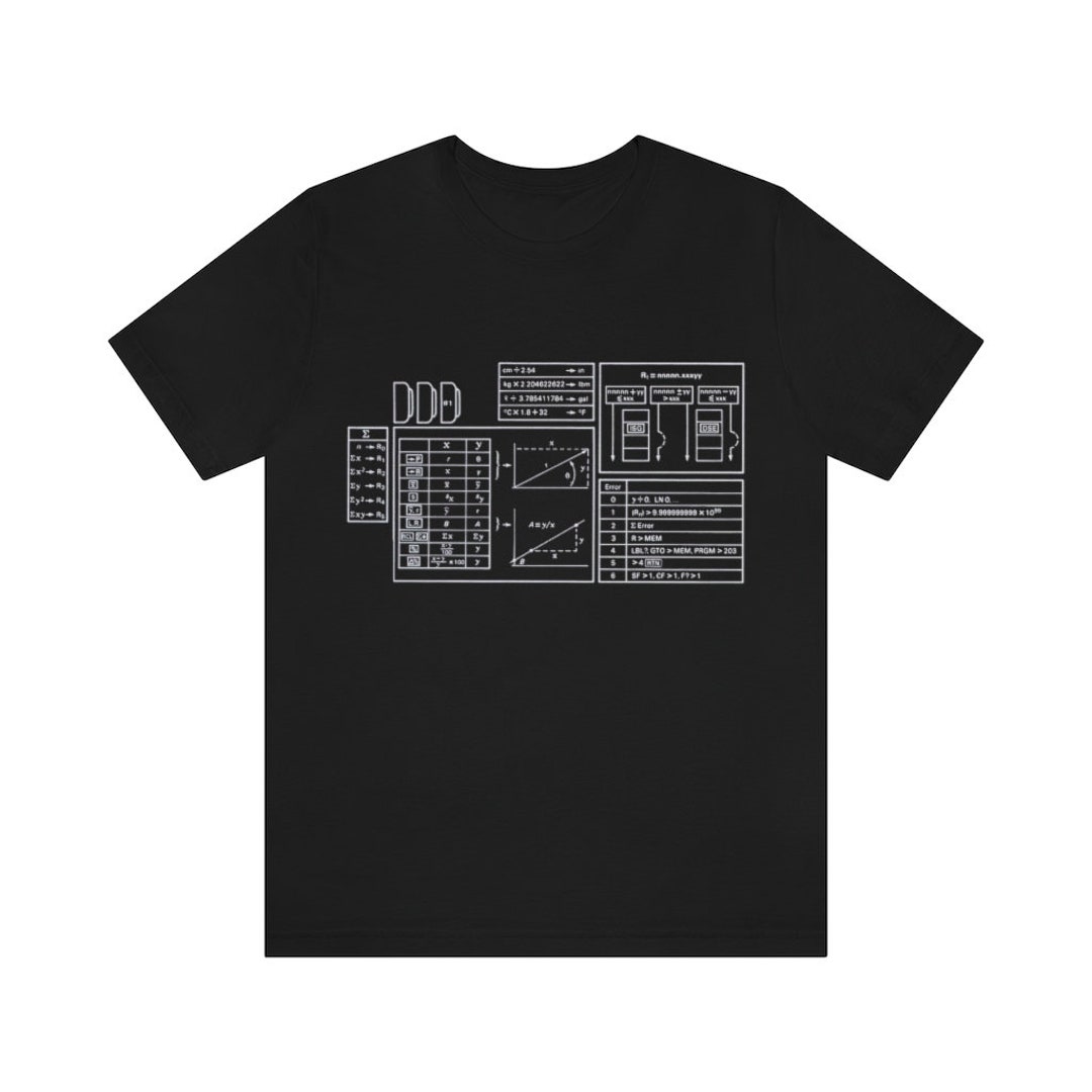 HP 11c Calculator Back T-shirt - Etsy