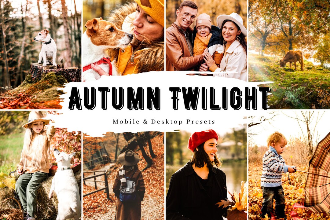 10 Autumn Twilight Lightroom Presets Fall Lightroom Presets Mobile ...