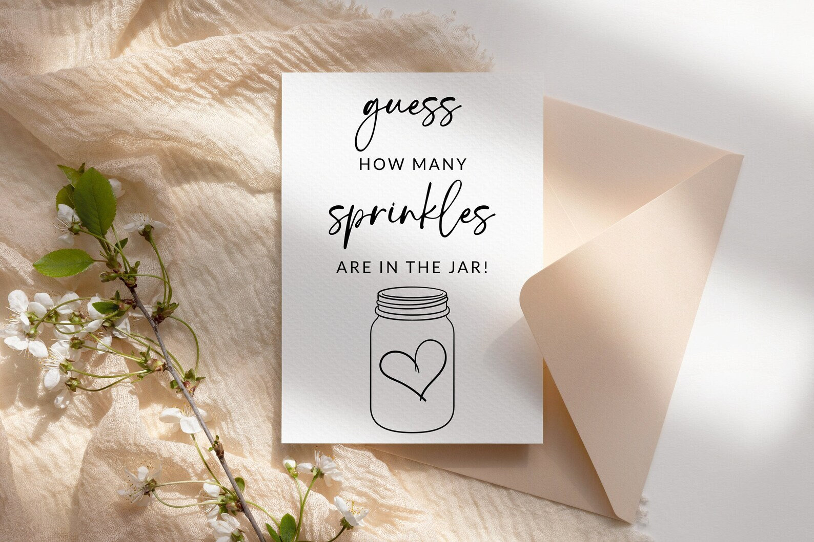 Baby Sprinkle Sign | Guess How Many Sprinkles Are in the Jar Baby ...