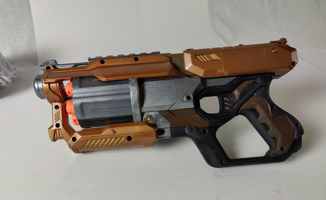 Custom Painted Steampunk Nerf MEGA Cycloneshock Etsy