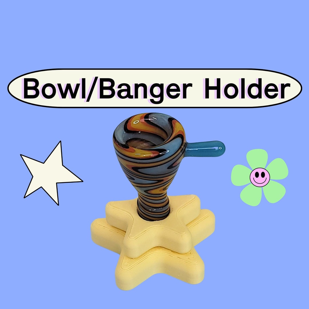 14mm Bowl Holder | STAR | Magnetic | Bowl Packer | Prevents Herb Spills ...