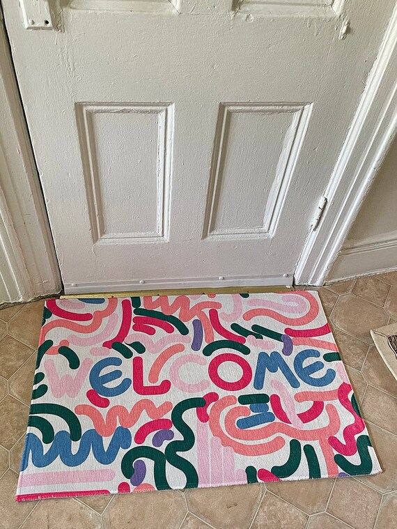 Welcome Home Rug | Etsy