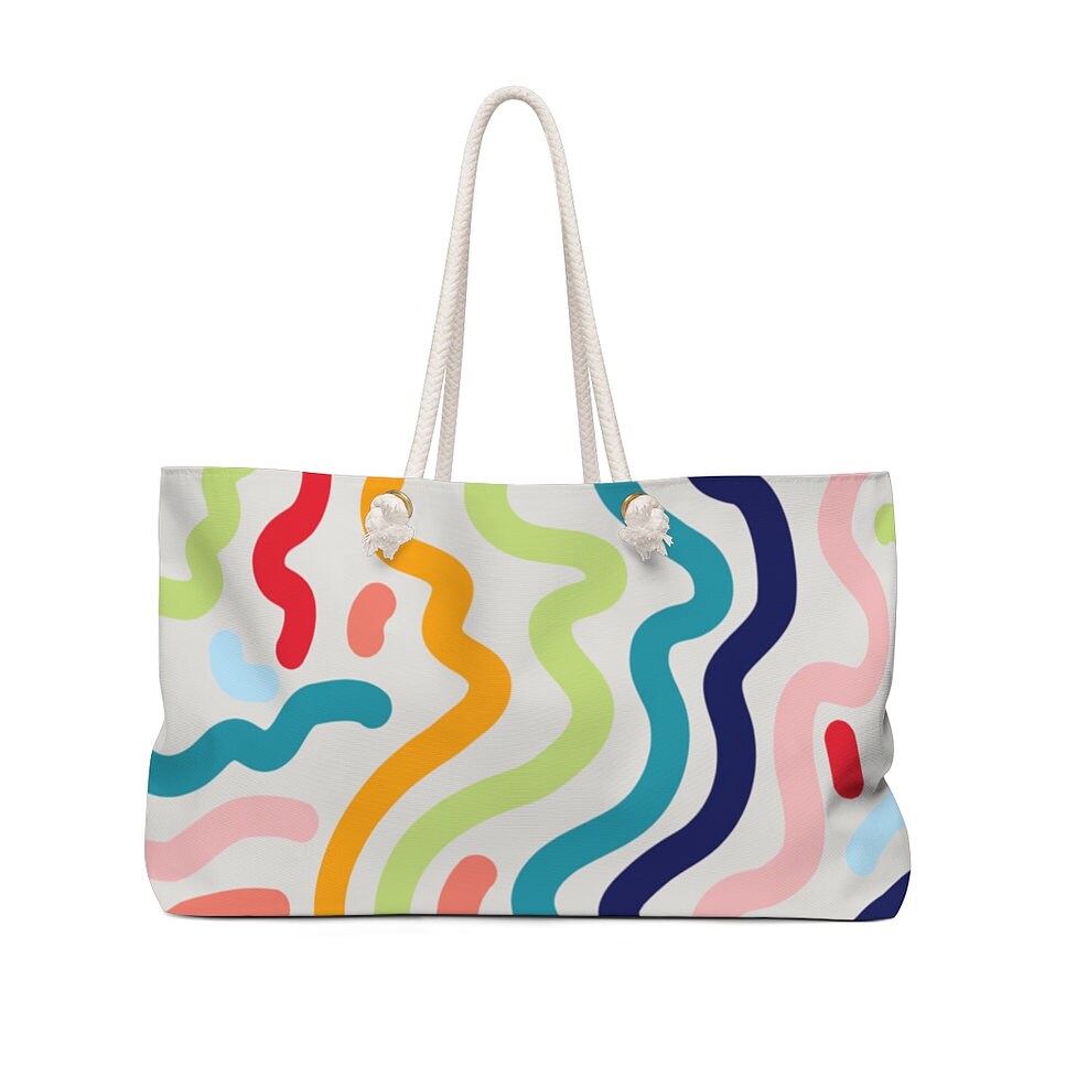 White Wavy Baby Bag - Etsy