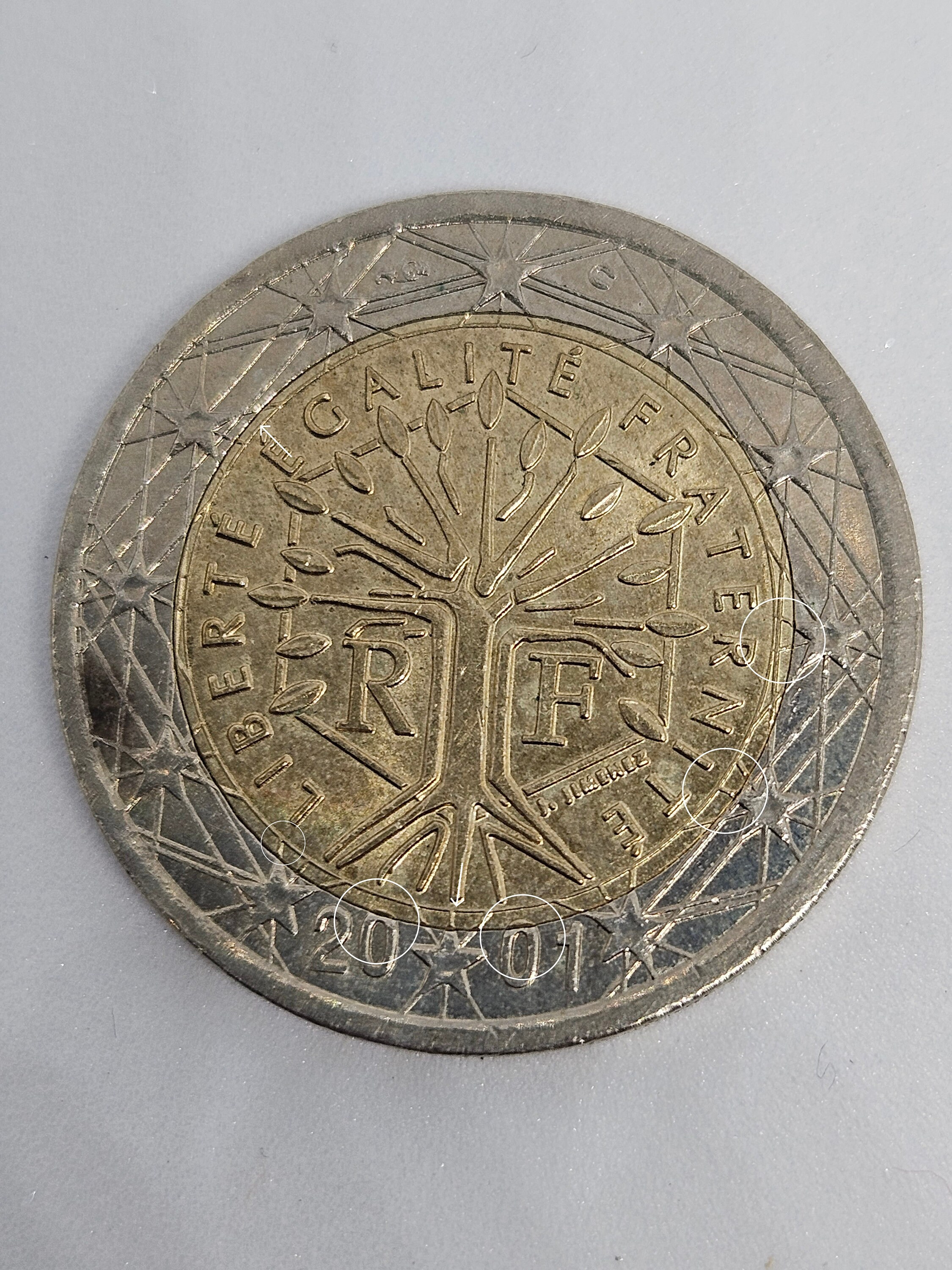 Rare France 2 Euro Coin With Errors - Etsy Ireland