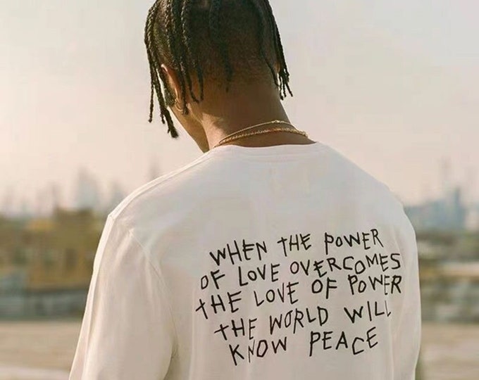 Travis Scott Cactus Jack - Embroidered Design - White Oversize Sweater ...