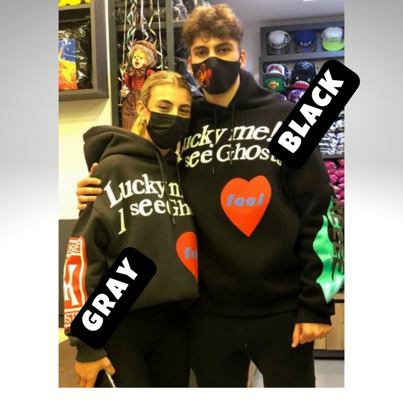 Kanye West LUCKY ME 3D Print Hoodie Unisex I See Ghosts - Etsy