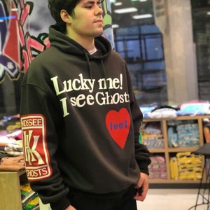 Kanye West LUCKY ME 3D Print Hoodie Unisex, I See Ghosts Hoodie, Cotton ...