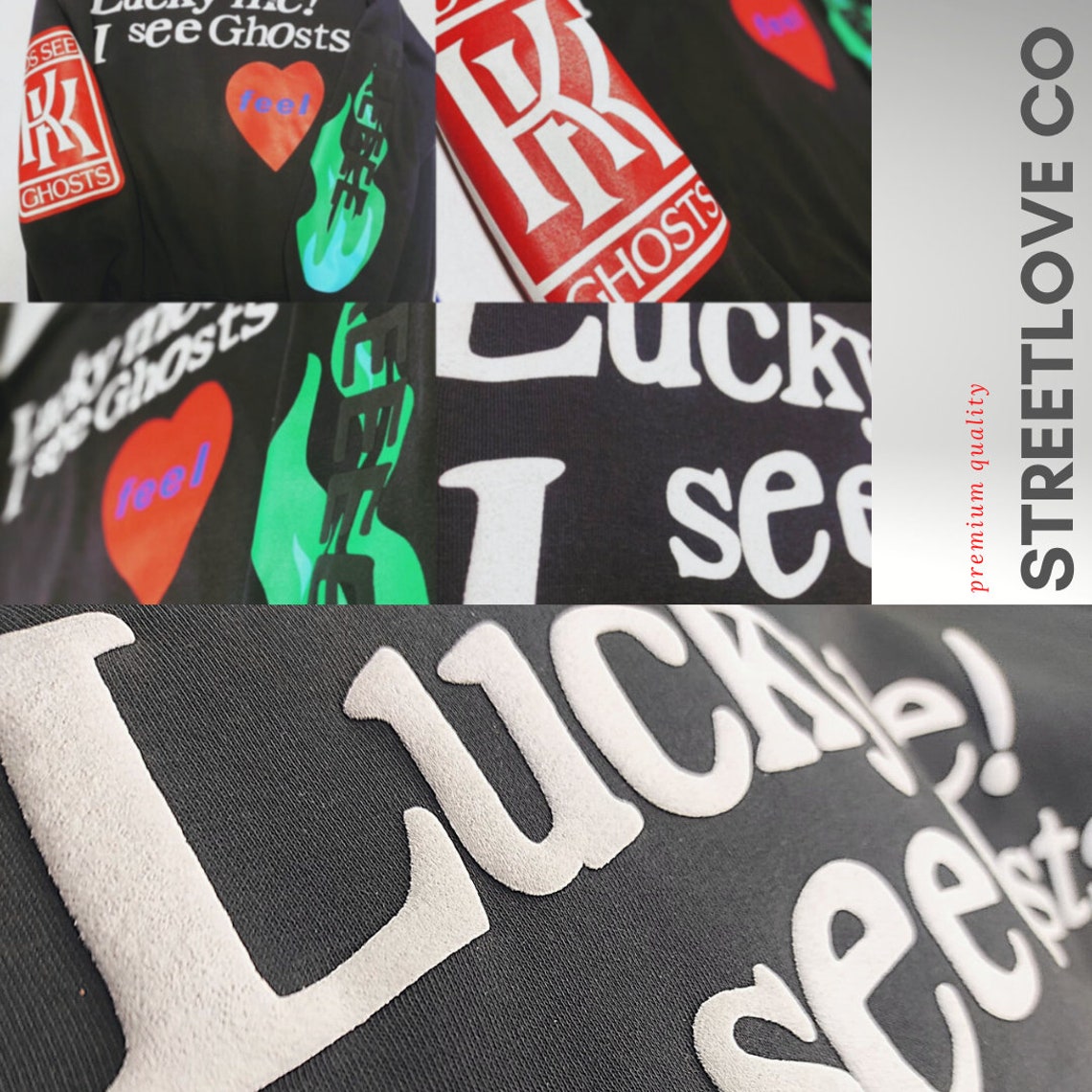 Kanye West LUCKY ME 3D Print Hoodie Unisex I See Ghosts - Etsy