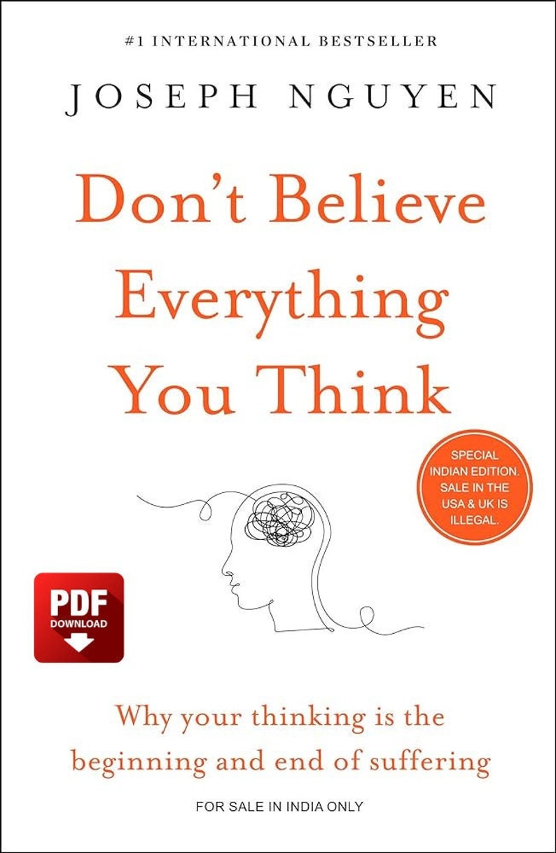 Don't Believe Everything You Think Book by Joseph Nguyen: Mindfulness ...