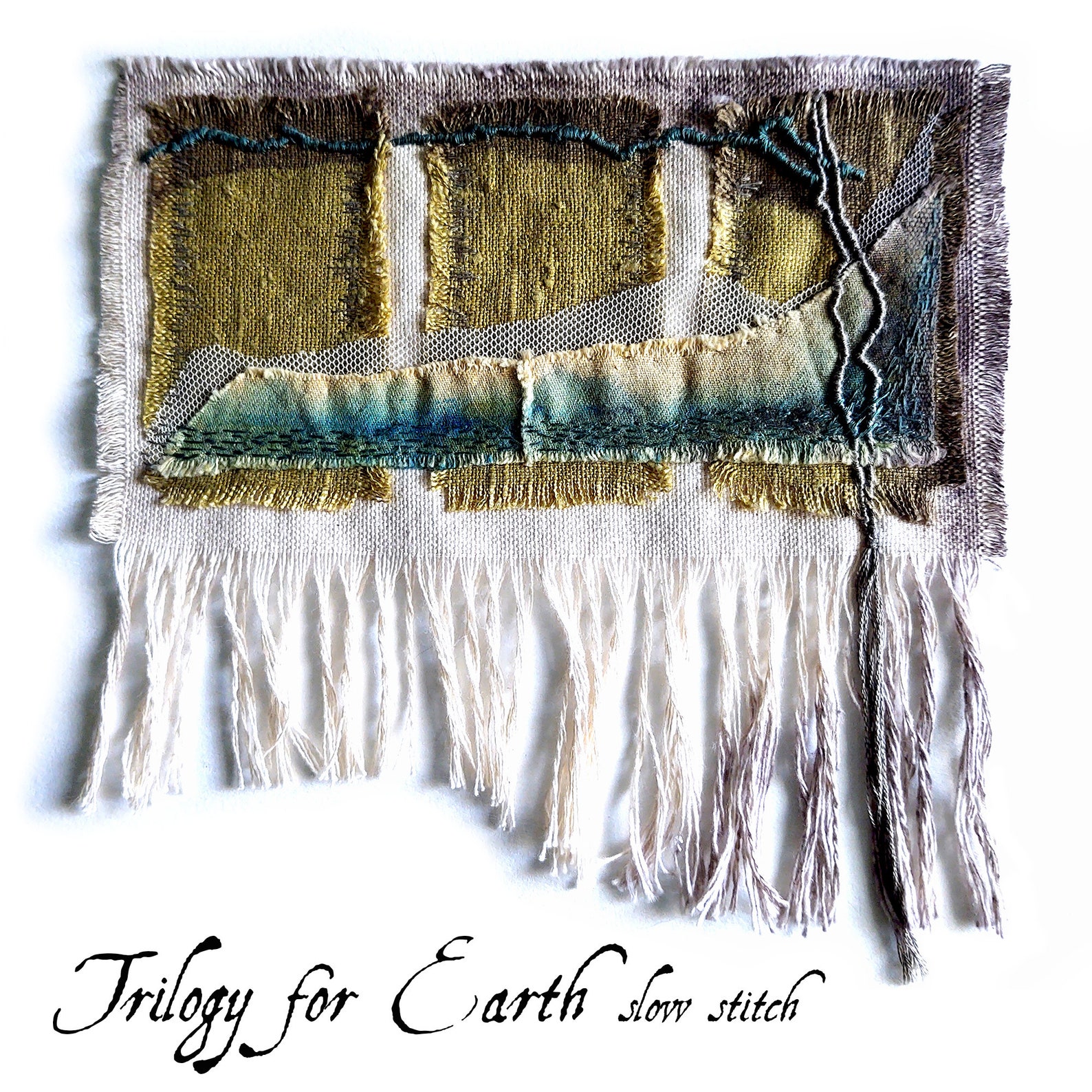 Trilogy for Earth Finished Textile Art Piece - Etsy