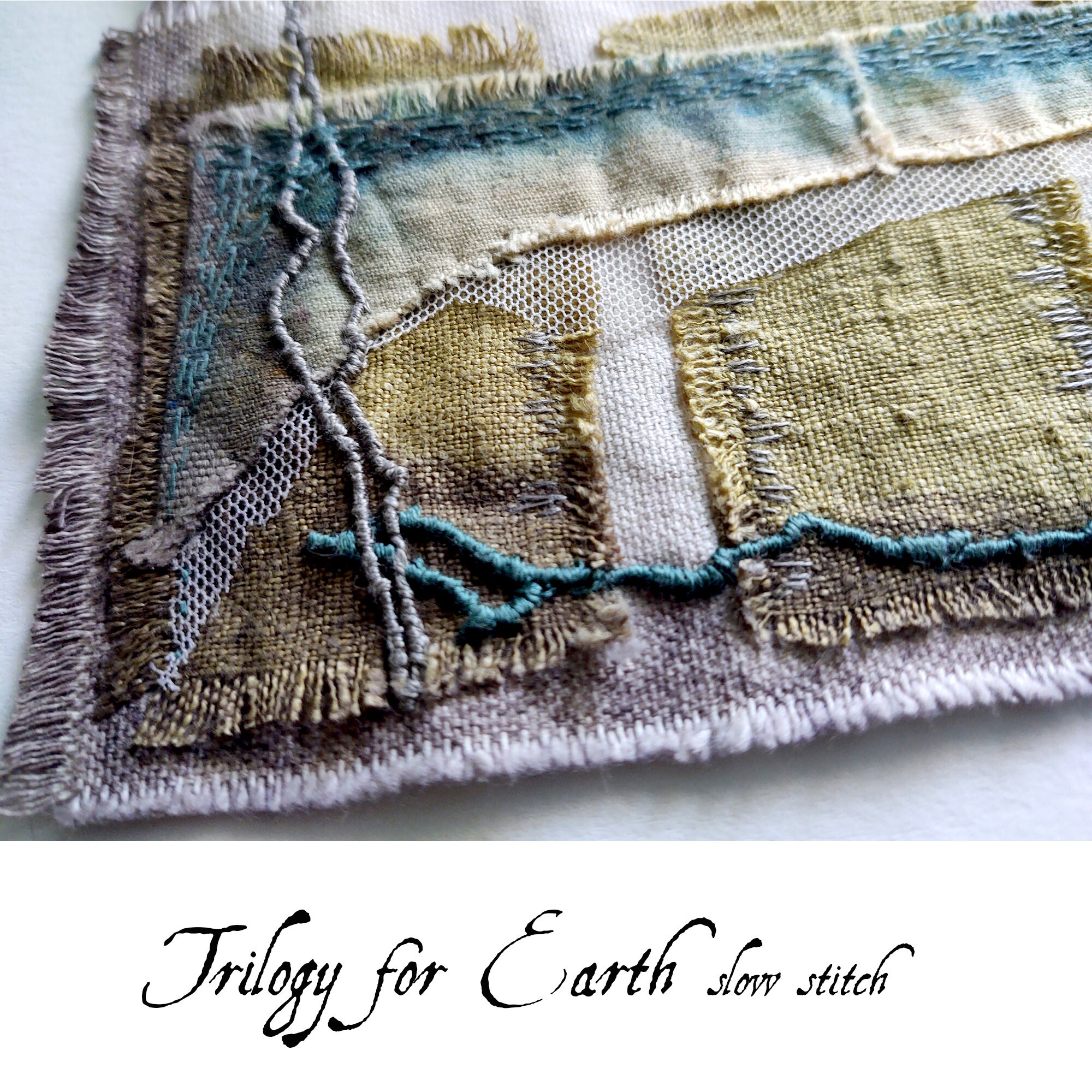 Trilogy for Earth Finished Textile Art Piece - Etsy