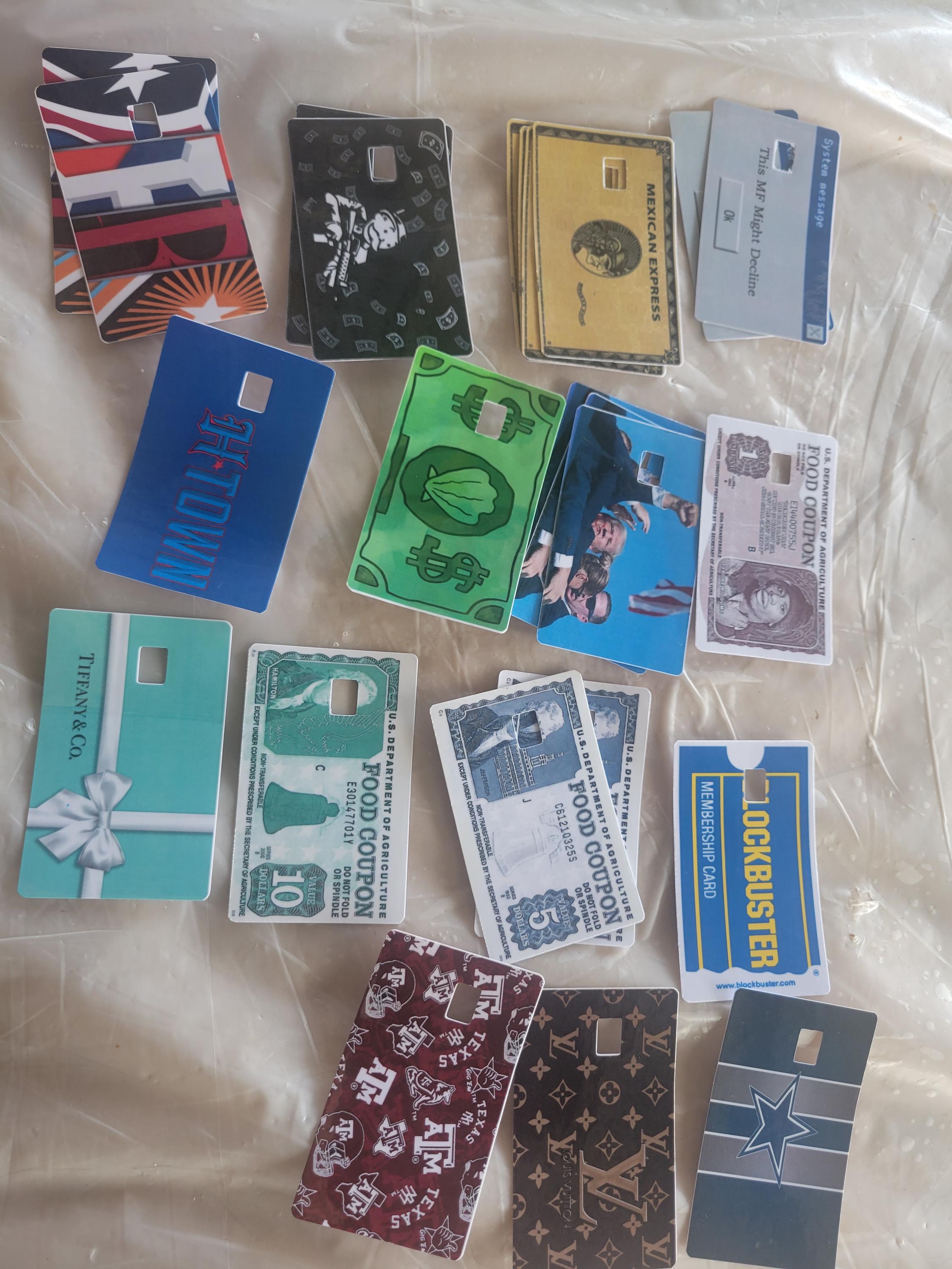 Debit Card Stickers - Etsy