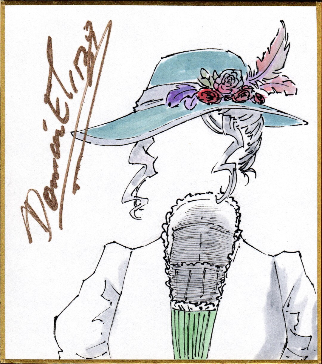 Original Character Shikishi Board - Leonora - Etsy