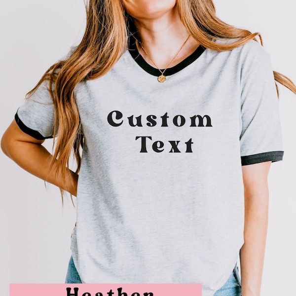 Ringer T Shirt - Etsy