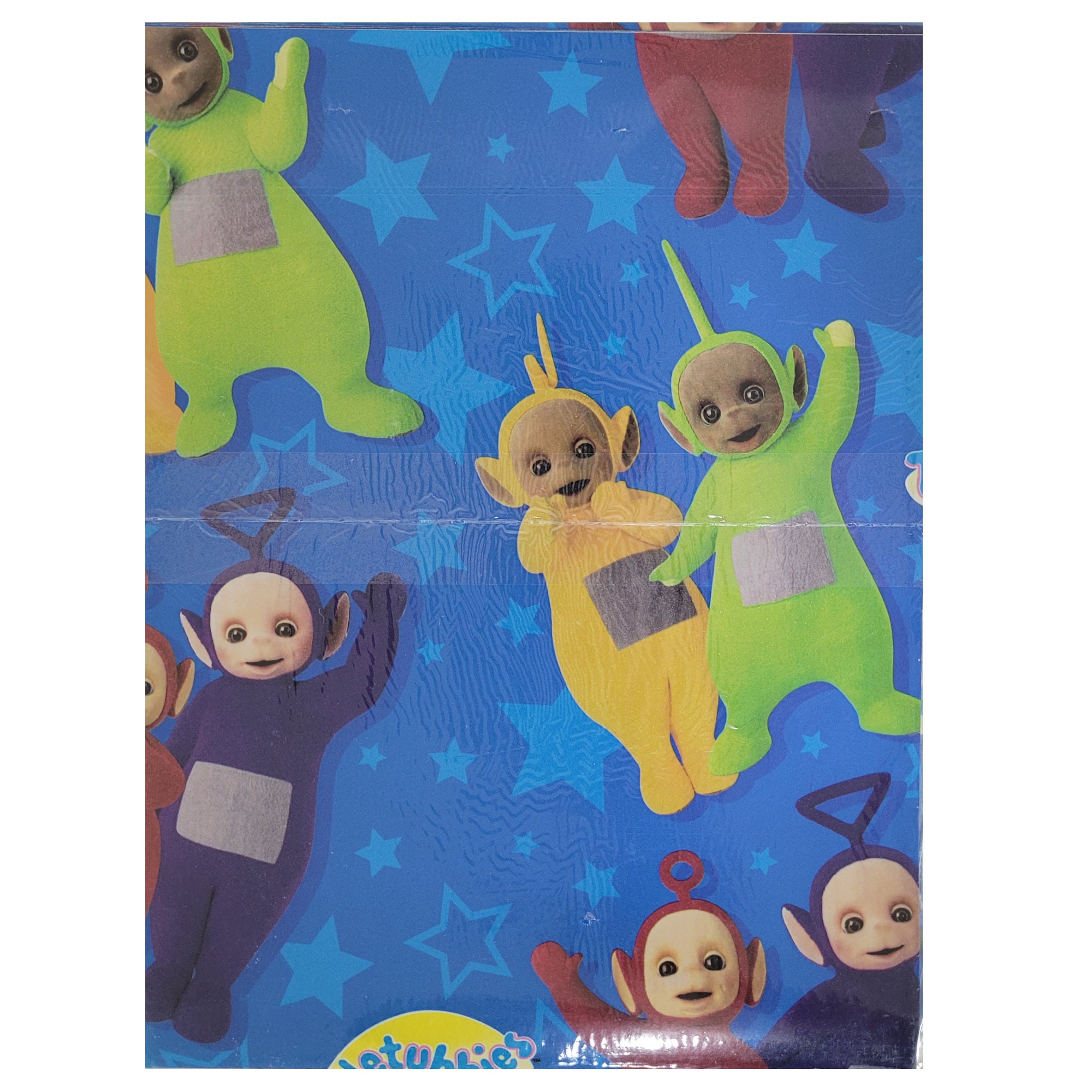 Vintage Teletubbies Gift Wrap, Forget Me Not by American Greetings ...