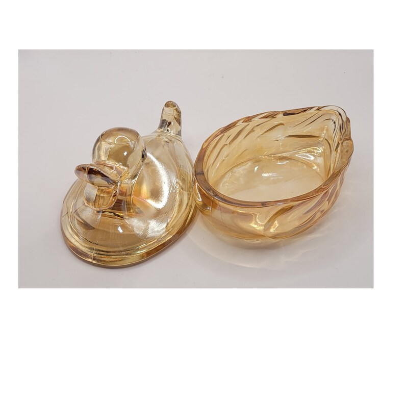 Vintage Jeanette Powder Jars Marigold Carnival Choice Scottie - Etsy