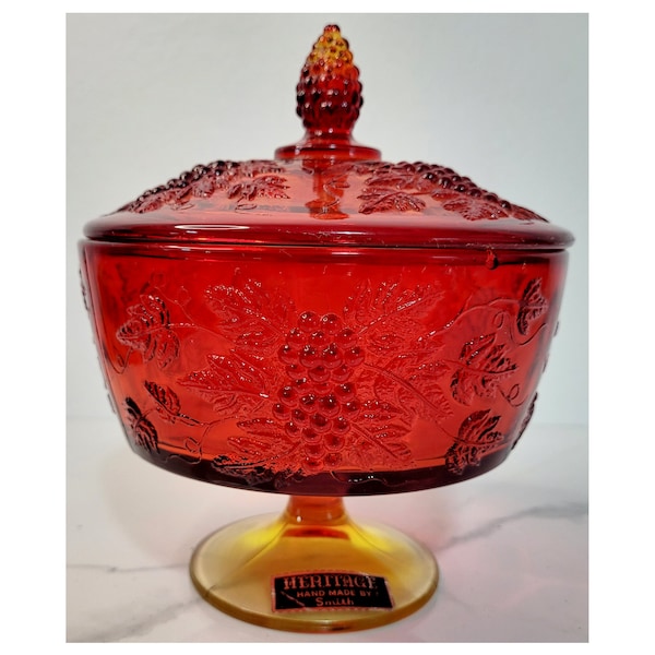 Amberina Glass - Etsy