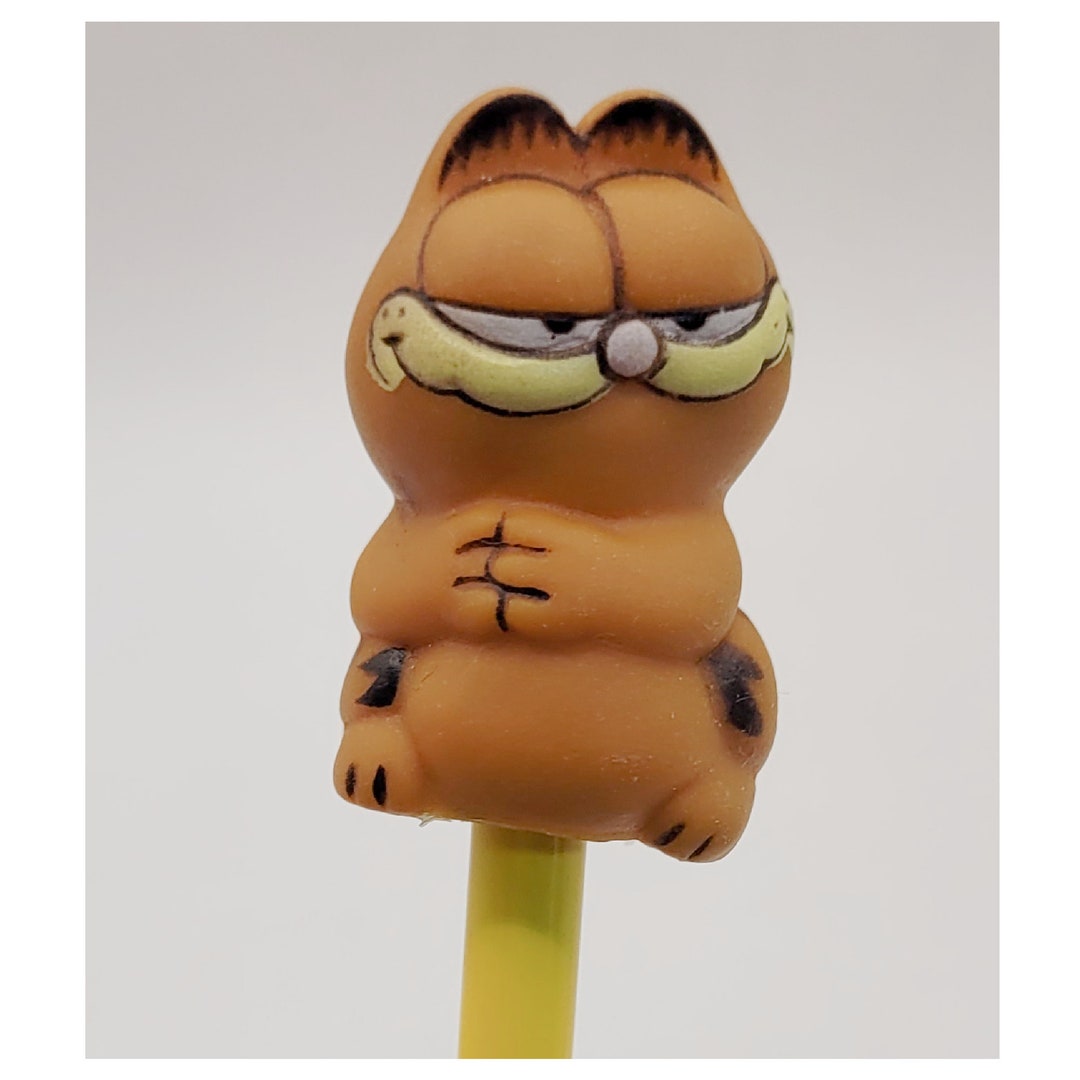 Vintage Rubber Garfield Pencil Topper, Garfield the Cat - Etsy