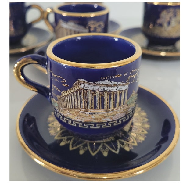 Greek Ceramic 24k Gold - Etsy