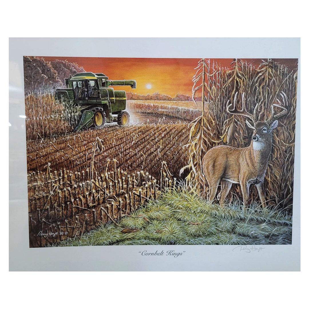 Vintage John Deer Signed Prints Terry Holt Set of Three, Vintage ...